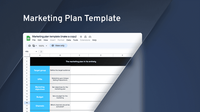 Markedsføringsplan skabelon